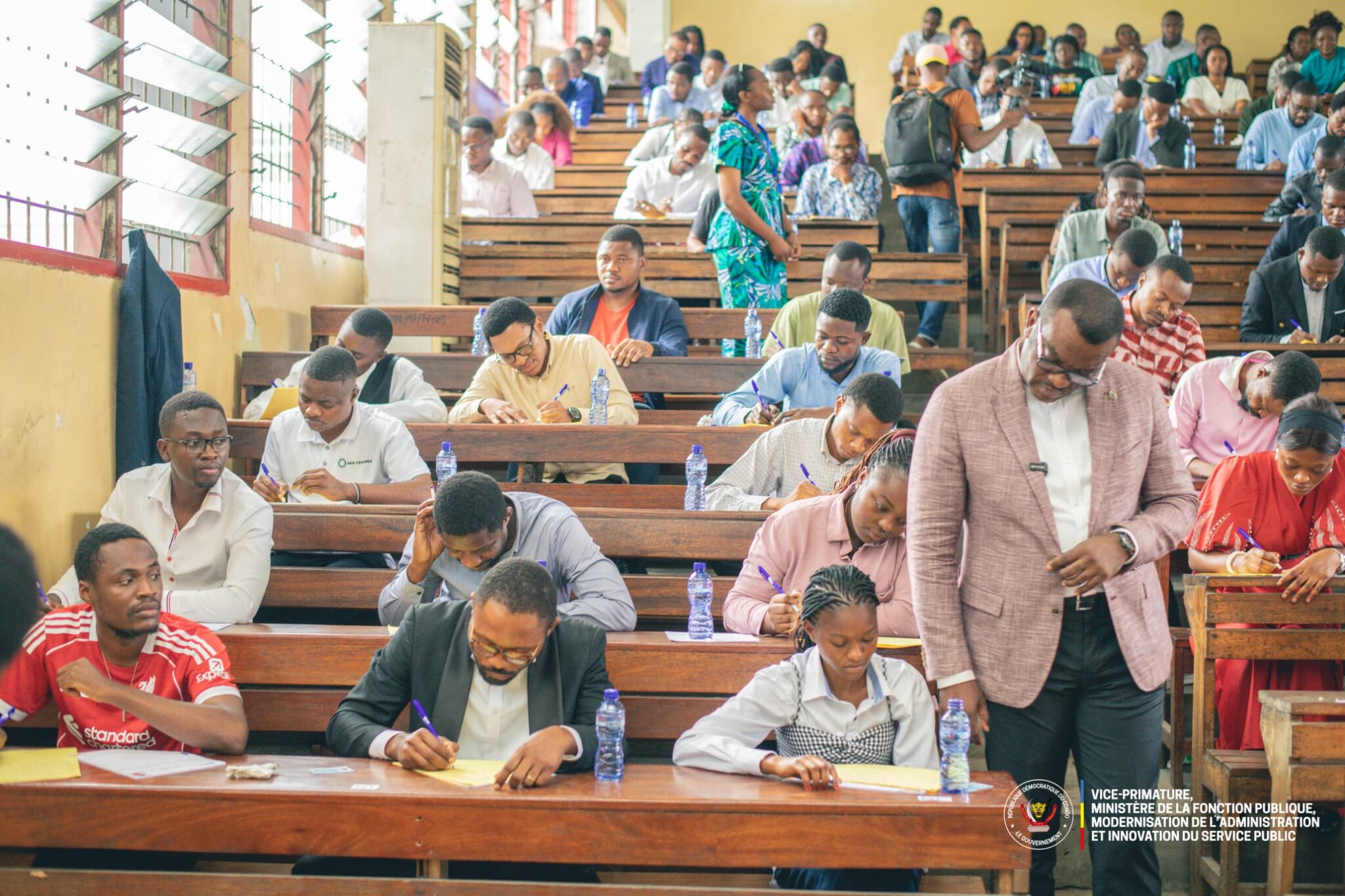 Fonction Publique : Le VPM Lihau lance officiellement l’épreuve écrite du concours d’admission à ...